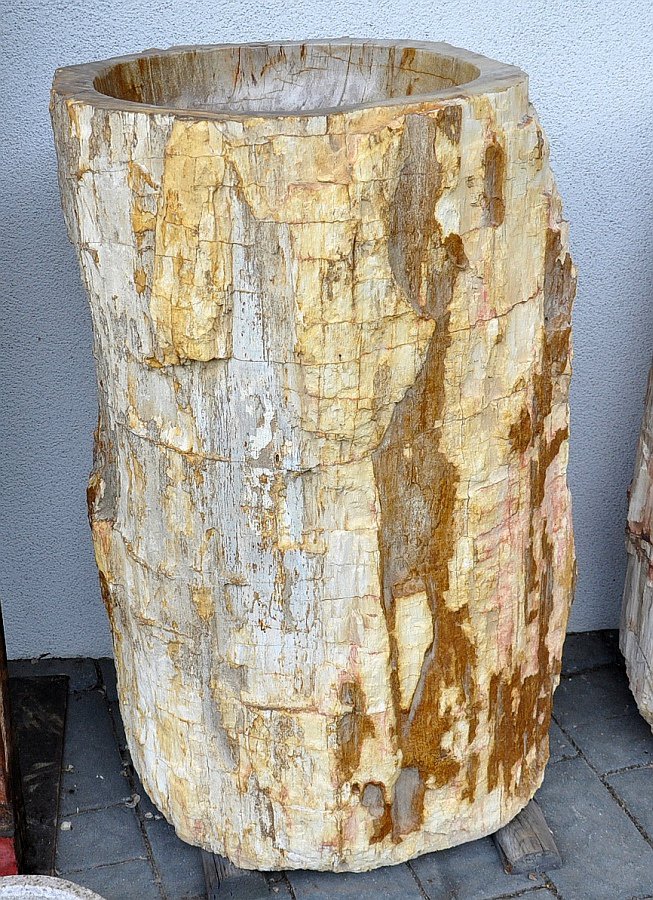 Ice fountain, kneip pool of petrified wood