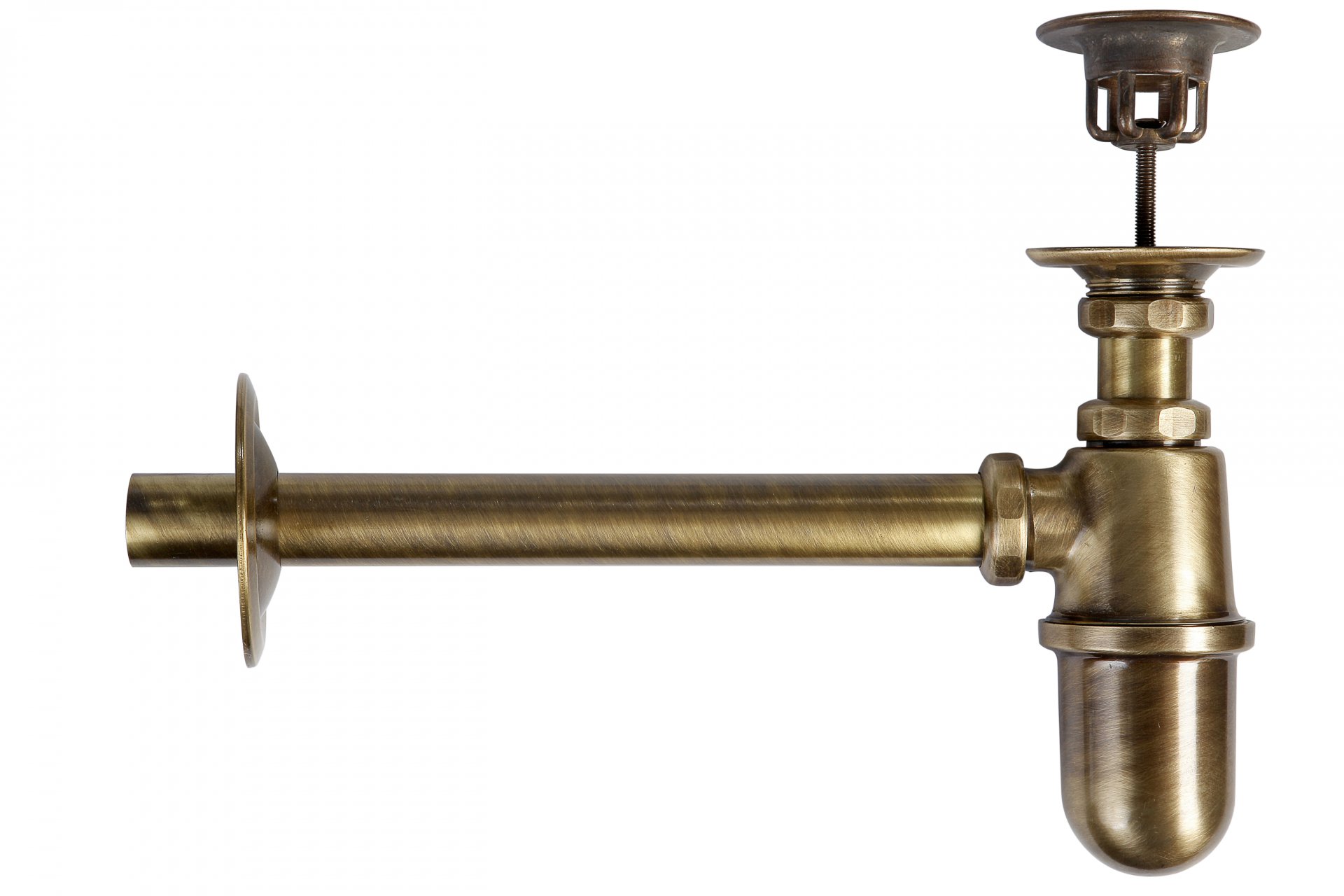 Siphon for wall-fountain