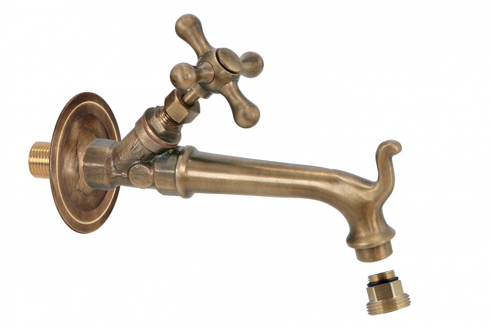 Rustic tap with 1/2" supply